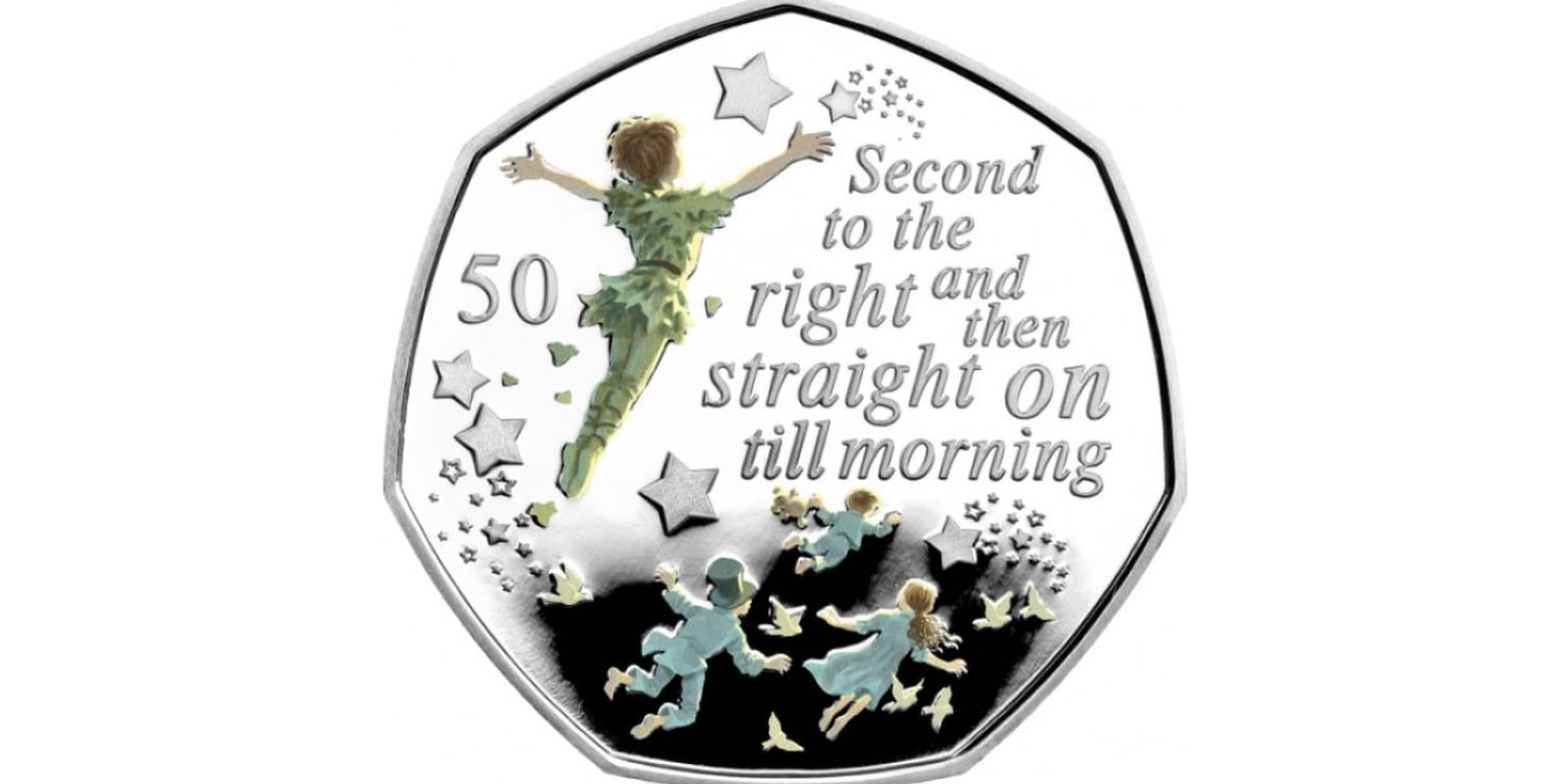 Rare Peter Pan 50p coins launched for charity - Which?