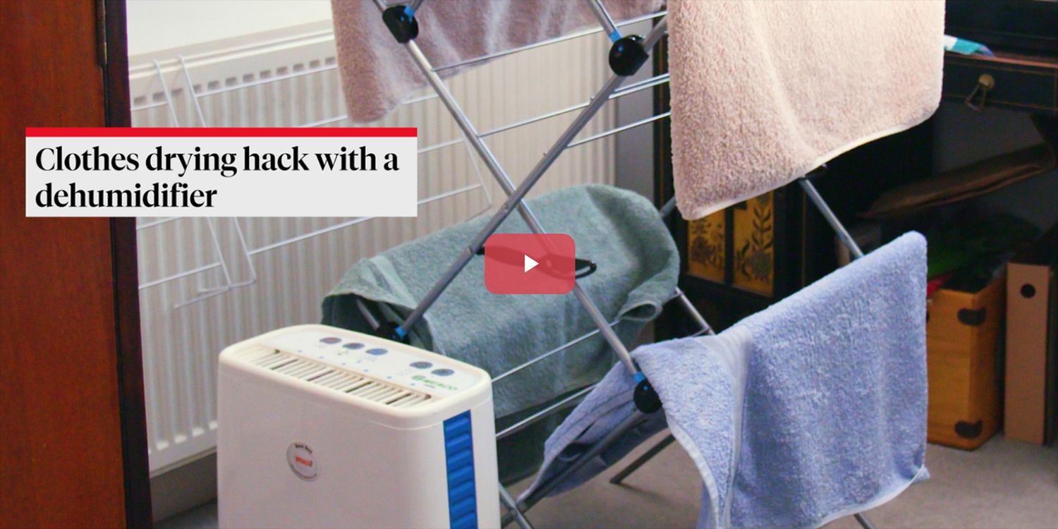 Video guide: dehumidifier hack - drying clothes indoors - Which? - Which?